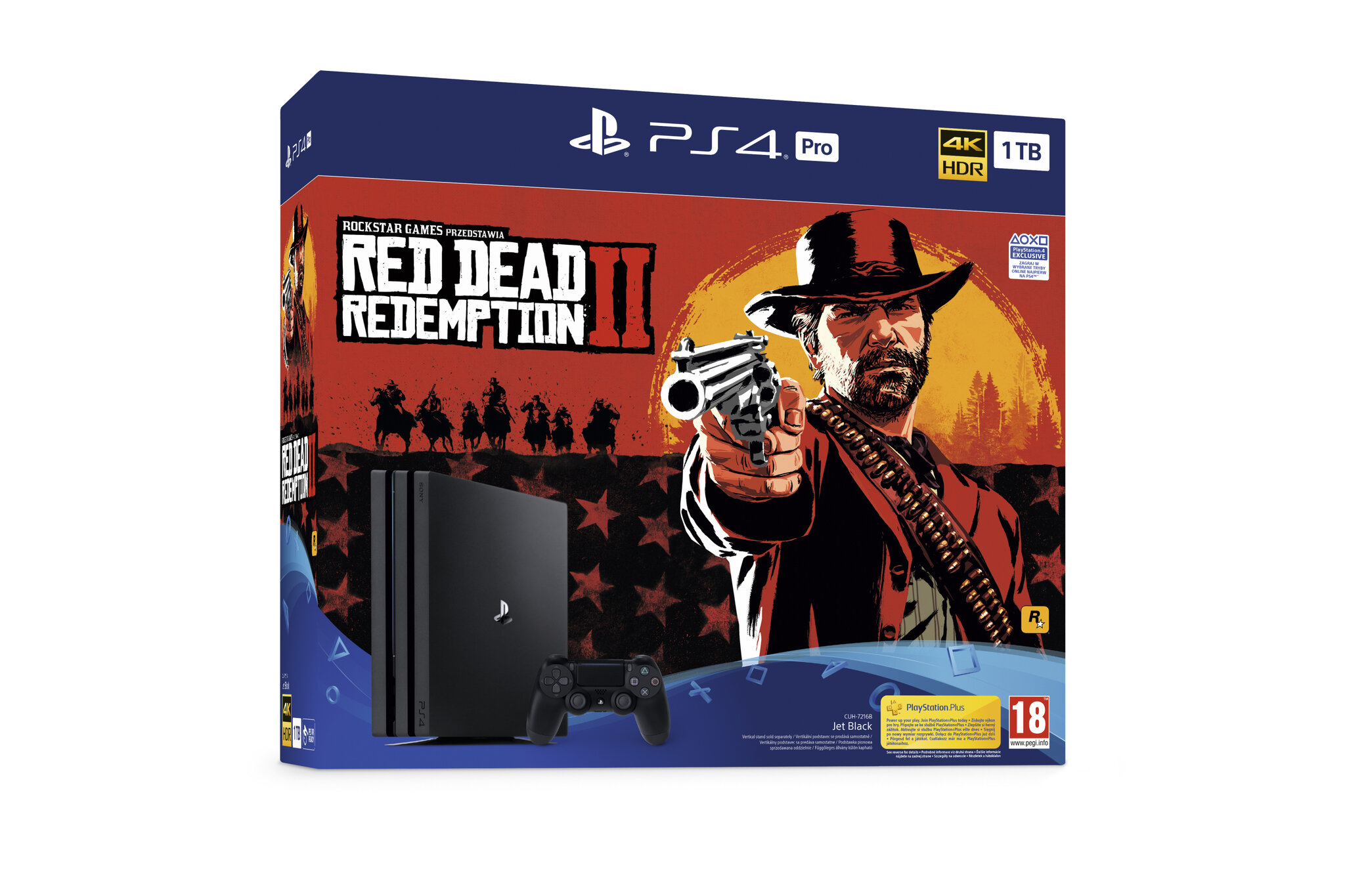 ps4 pro : Konsola PS4 PRO 1TB + gra Red Dead Redemption 2 + gra Days Gone